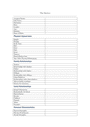 Character profile sheet template in Word and Pdf formats