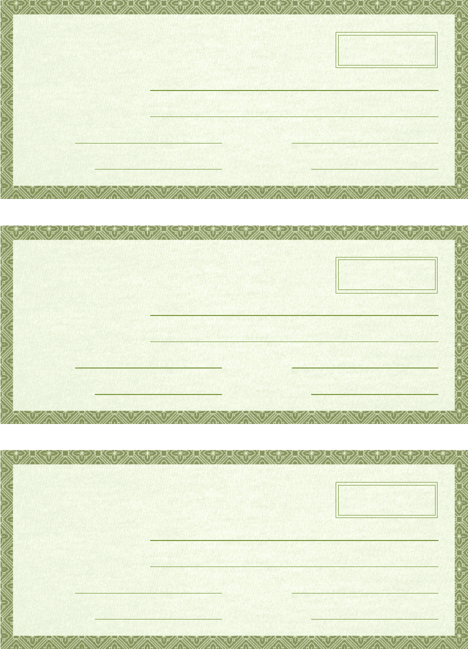 Redeemable gift template in Word and Pdf formats