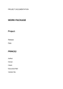 Work package template in Word and Pdf formats
