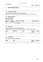 Work package template in Word and Pdf formats