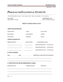 Report of student medical status form in Word and Pdf formats
