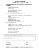 Behavior Contract Template - download free documents for PDF, Word and ...