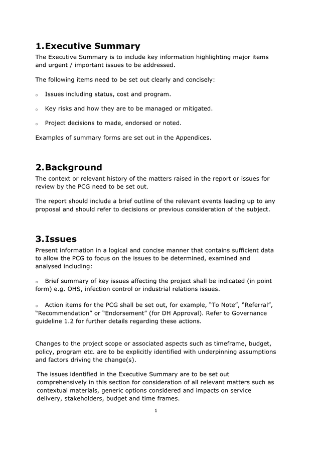 Monthly Report Template In Word And Pdf Formats Page 3 Of 12