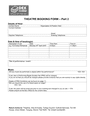 Theatre booking form in Word and Pdf formats