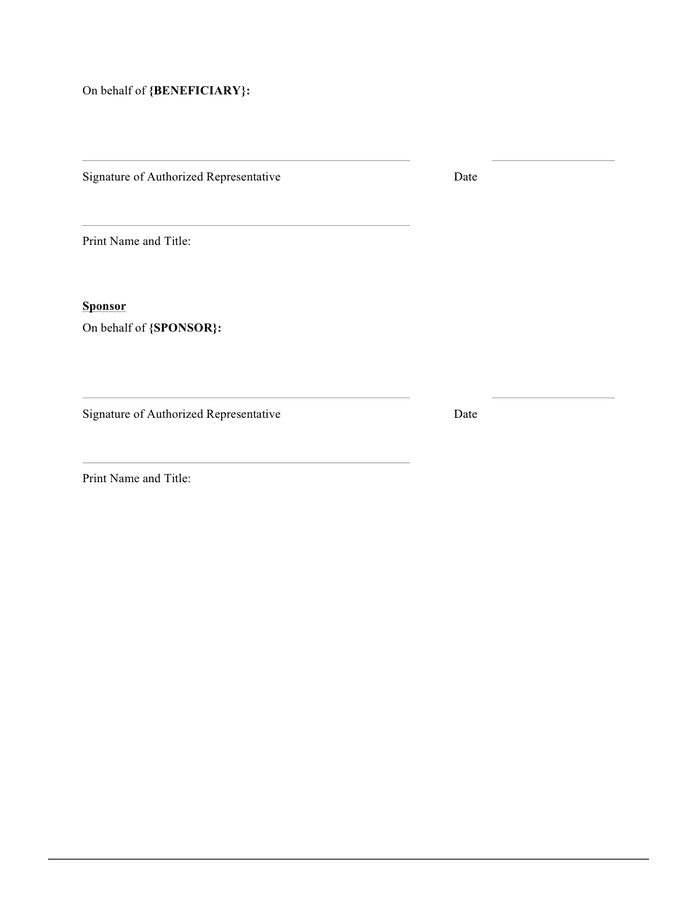 ERP template agreement in Word and Pdf formats - page 10 of 12