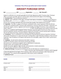 Aircraft purchase offer form in Word and Pdf formats