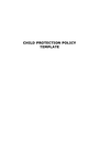 Child protection policy template in Word and Pdf formats