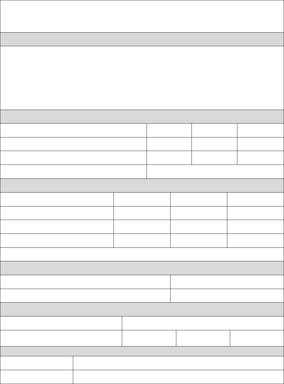 Job vacancy form in Word and Pdf formats - page 2 of 2