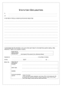 Statutory declaration form (Canada) in Word and Pdf formats