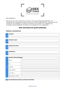 Questionnaire Template - download free documents for PDF, Word and Excel