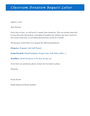 Classroom donation request letter in Word and Pdf formats