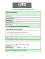 Standard operating procedure template in Word and Pdf formats