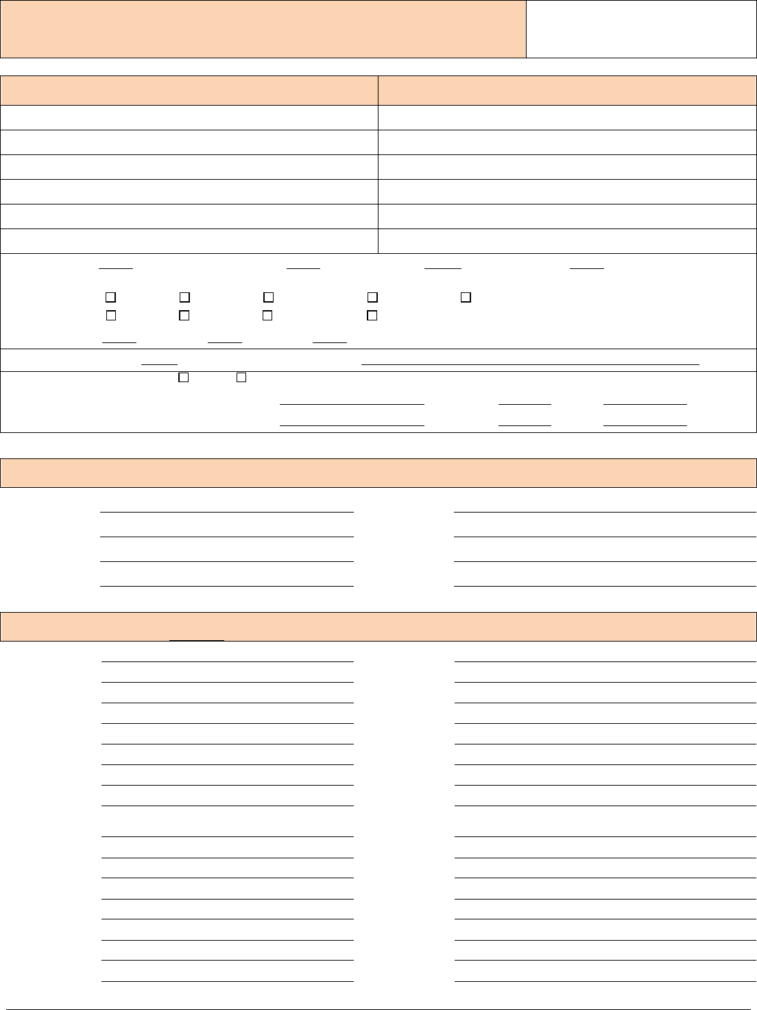 International Distributor Credit Application Form in Word and Pdf formats
