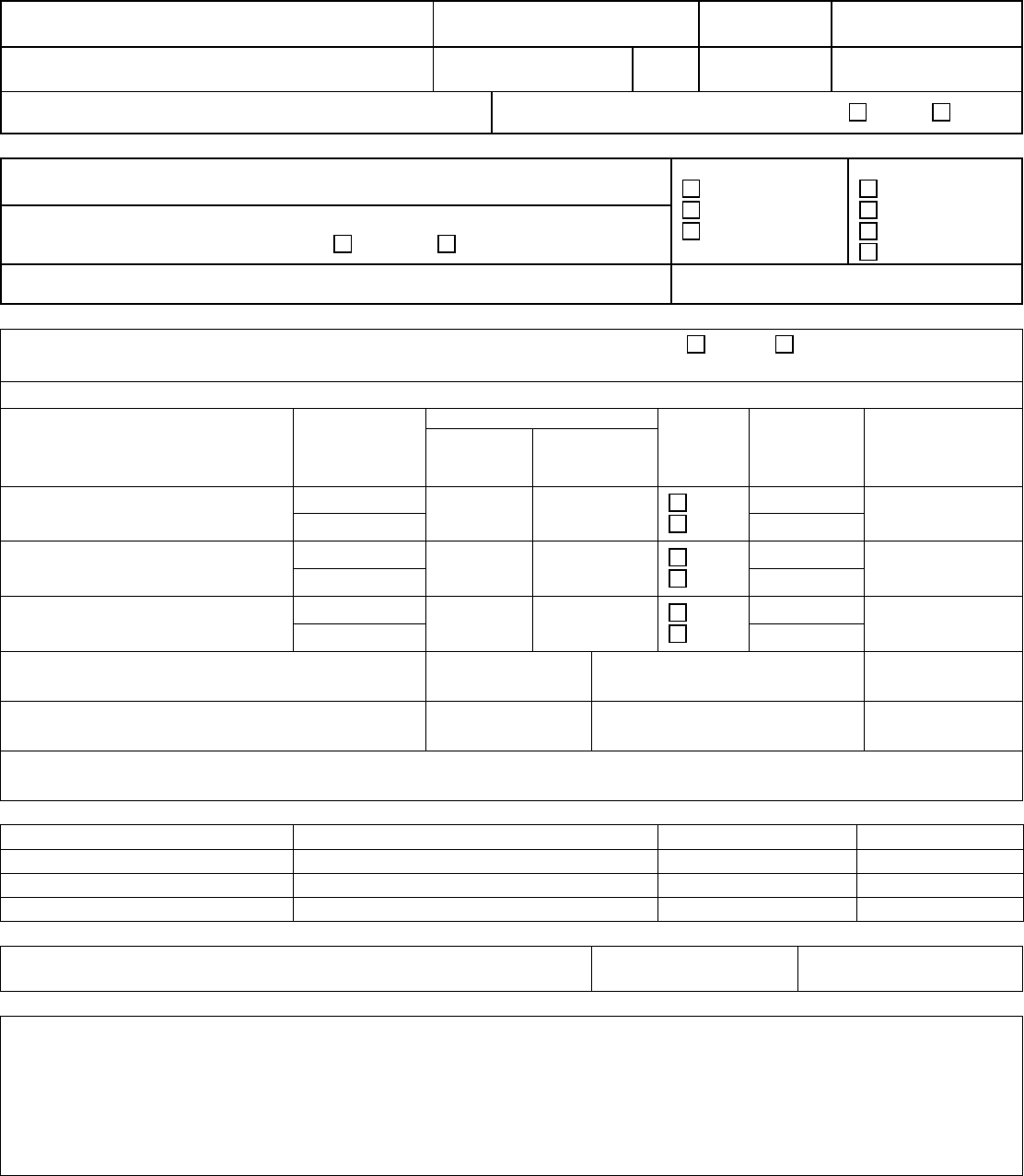 Generic job application for employment in Word and Pdf formats