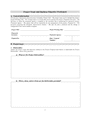 Project scope and business objective worksheet template in Word and Pdf ...