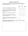 Conference evaluation form in Word and Pdf formats