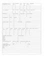 Personal financial statement form in Word and Pdf formats