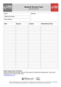General survey form in Word and Pdf formats