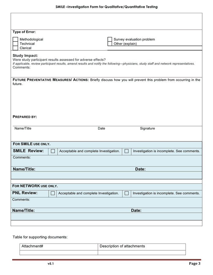 General investigation checklist / form in Word and Pdf formats - page 3 ...