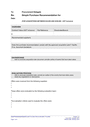 Simple purchase recommendation form in Word and Pdf formats