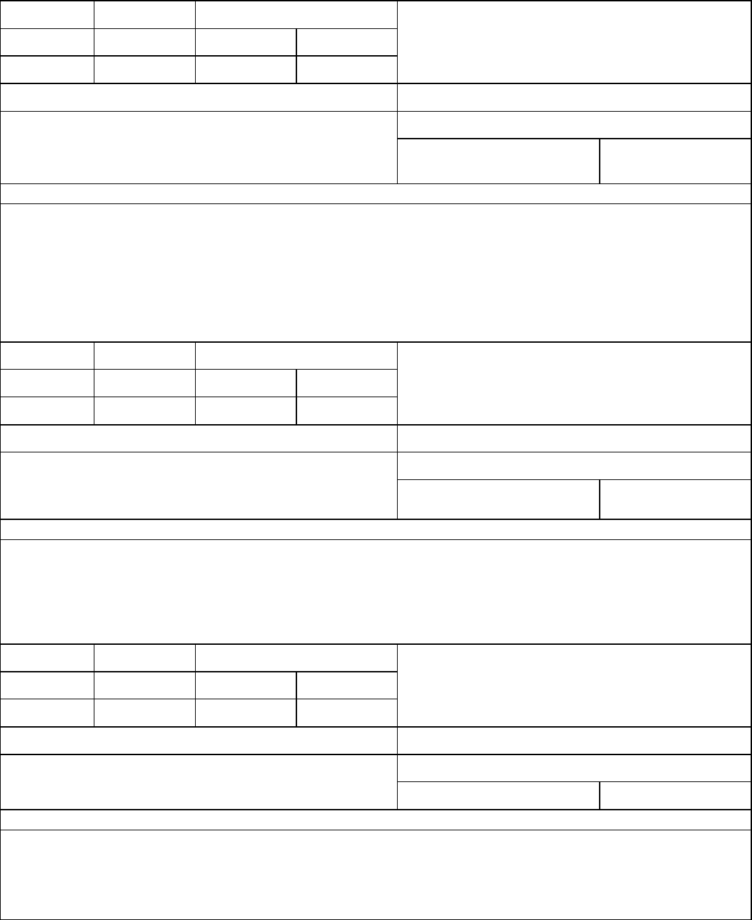 Church job application form in Word and Pdf formats - page 3 of 4