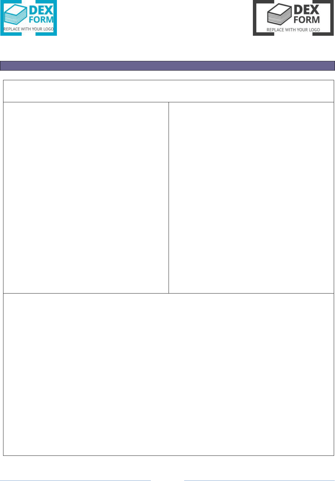 Church job application form in Word and Pdf formats - page 7 of 10