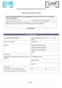 Church job application form in Word and Pdf formats