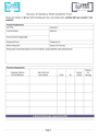 Church job application form in Word and Pdf formats