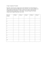 College comparison worksheet in Word and Pdf formats