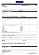Incident Report Template - download free documents for PDF, Word and Excel