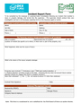 Insurance incident report form in Word and Pdf formats