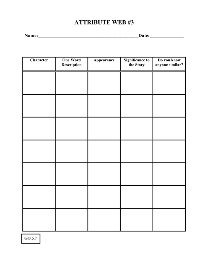 Character Analysis Template In Word And Pdf Formats Page 7 Of 22