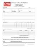 Work Order Template - download free documents for PDF, Word and Excel