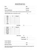 Itemized Receipt Template - download free documents for PDF, Word and Excel