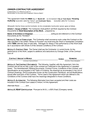 Owner-contractor agreement in Word and Pdf formats
