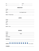 Printable Targets - download free documents for PDF, Word and Excel