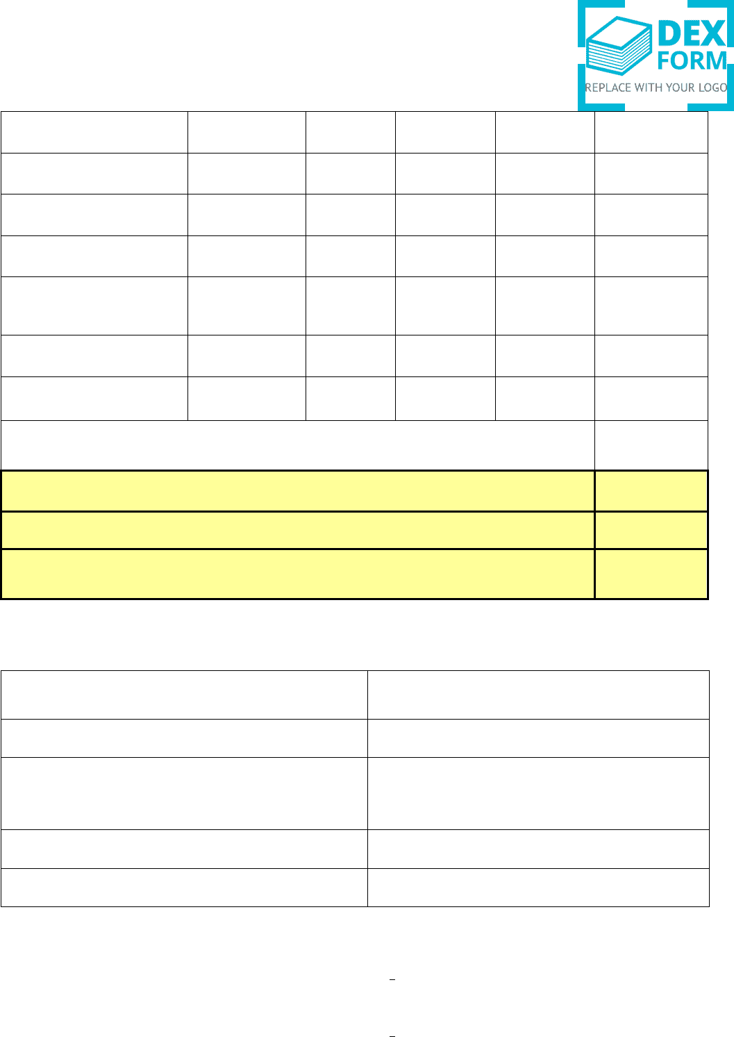 Club Event Plan Form in Word and Pdf formats - page 3 of 4