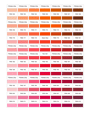 Pms color chart in Word and Pdf formats