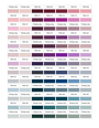 Pms color chart in Word and Pdf formats - page 6 of 11