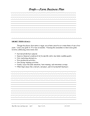 Farm business plan in Word and Pdf formats