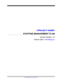 Staffing management plan template in Word and Pdf formats