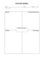 Frayer model template in Word and Pdf formats