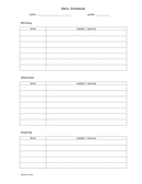 Daily Timesheet Template - download free documents for PDF, Word and Excel