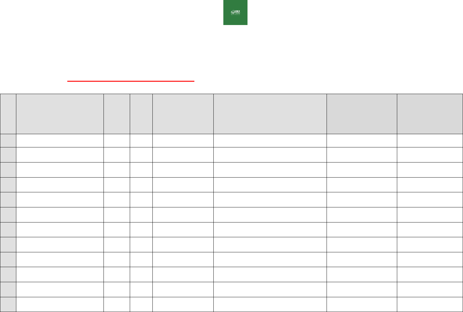 Tracking form, arrival and departure template in Word and Pdf formats