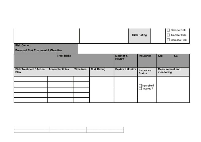 Risk management procedure template in Word and Pdf formats - page 45 of 45