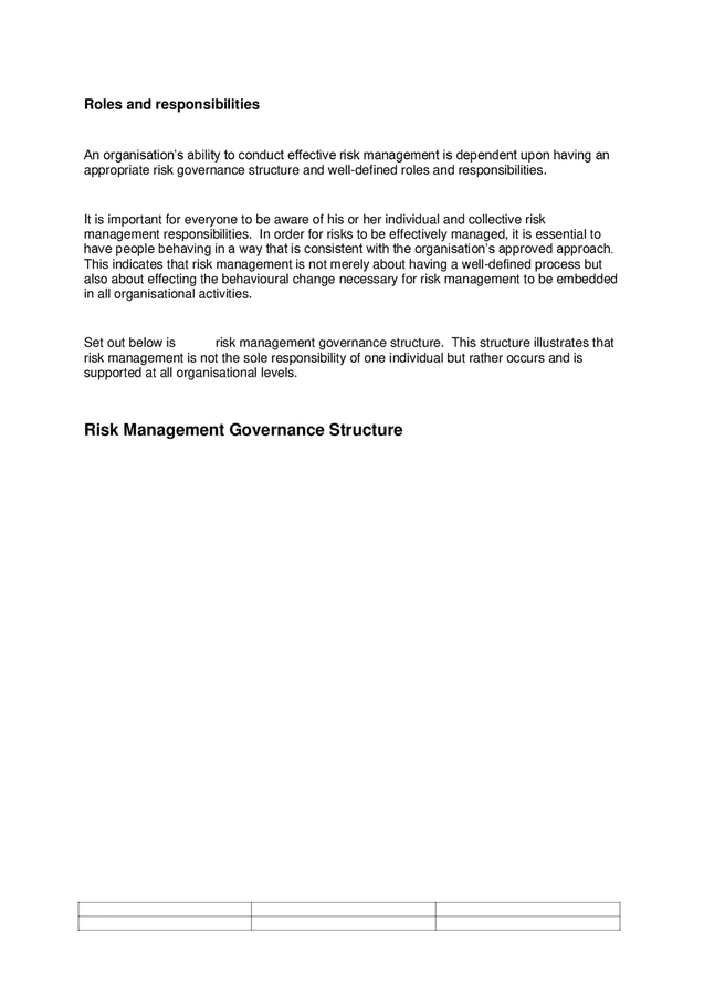 Risk management procedure template in Word and Pdf formats - page 7 of 45 Risk management procedure template in Word and Pdf formats - page 7 of 45