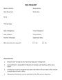 Student bus request form in Word and Pdf formats