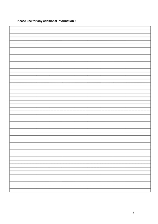 Return to work interview form in Word and Pdf formats - page 3 of 3