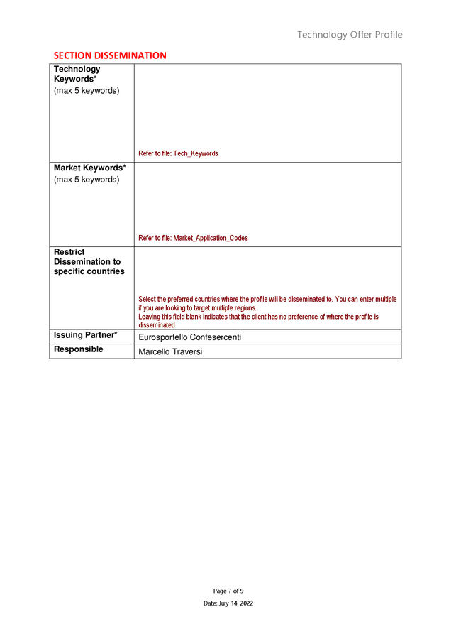 Technology offer profile template in Word and Pdf formats - page 7 of 9