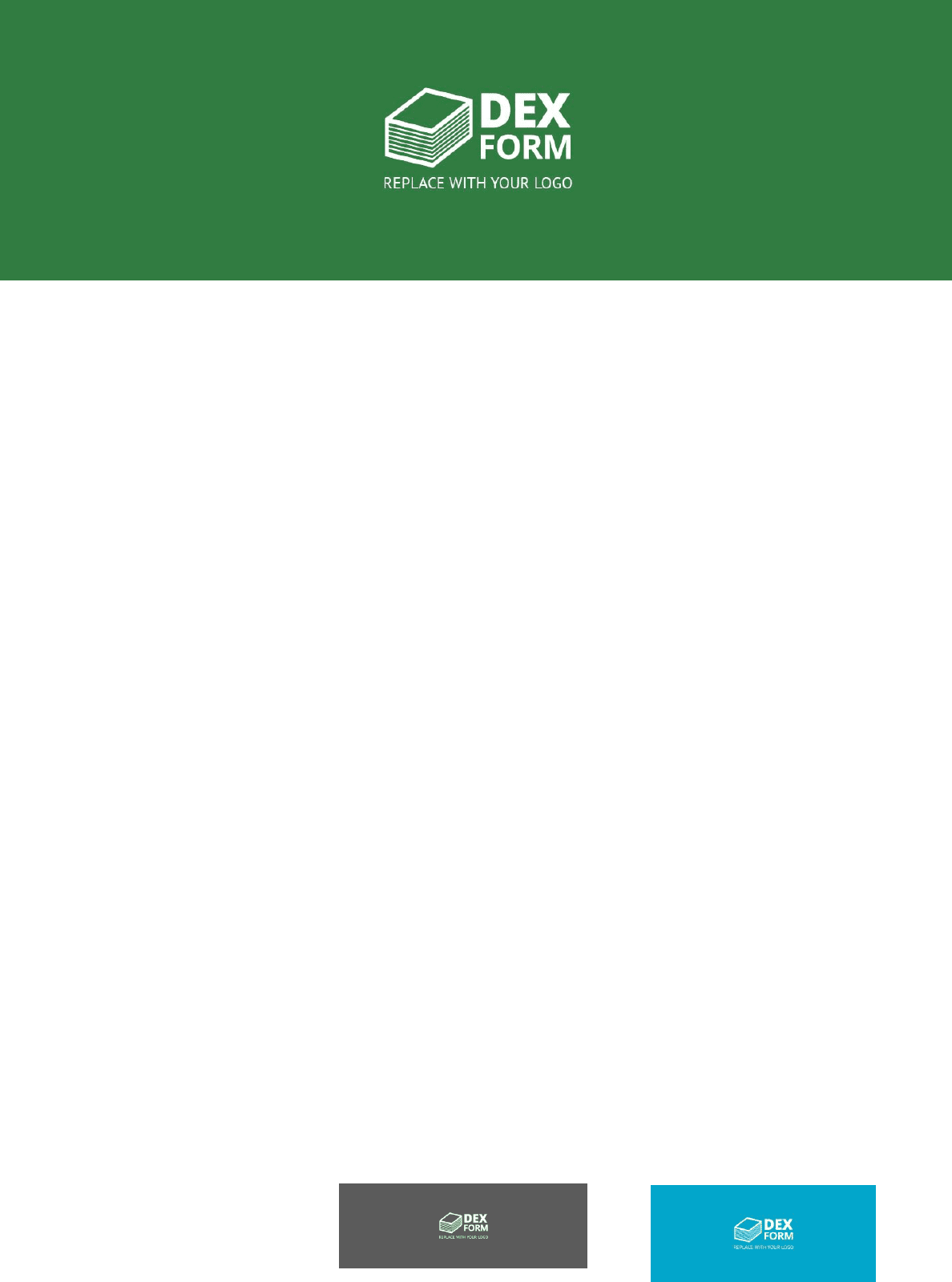 Technology offer profile template in Word and Pdf formats